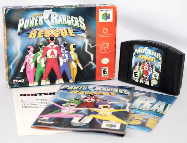 POWER RANGERS : Lightspeed Rescue N64 Nintendo 64 Complet CIB avec ...