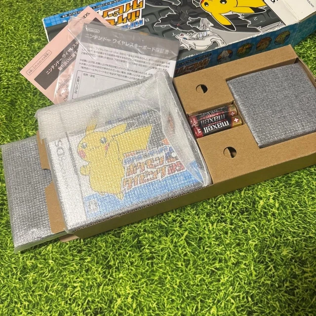 NINTENDO POKEMON TYPING DS Black Wireless Keyboard Stand CIB New Unused ...