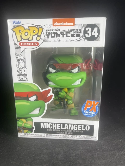 FUNKO POP COMICS Teenage Mutant Ninja Turtles Michelangelo #34 PX ... FUNKO POP COMICS Teenage Mutant Ninja Turtles Michelangelo #34 PX ...