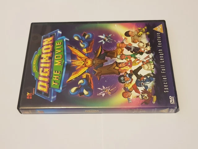 DIGIMON THE MOVIE Digital Monsters DVD Full Length Feature Movie Fox ...