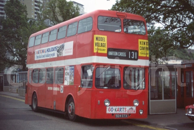 BUS PHOTO - Devon General 924 924GTA Leyland Atlantean Roe in Torquay £ ...