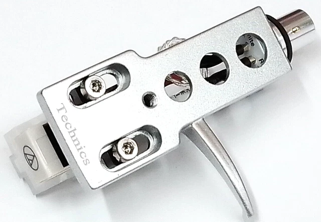 TECHNICS SL-1210 MK7 Headshell, Litz 5N Silver Wired + Audio Technica ...