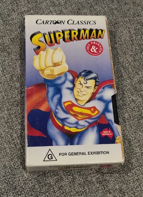 SUPERMAN & HIS Friends - Cartoon Classics - VHS Movie - Video Tape $8. ...