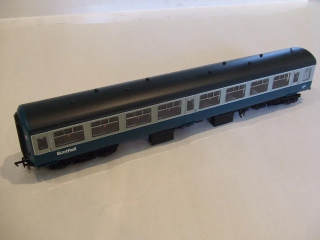 BACHMANN 00 GAUGE MK2 Second Open Coach Scotrail Blue/Grey. £36.08 ...