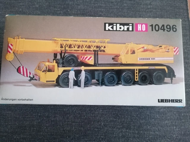 KIBRI 10496 1:87 H0 Liebherr 1120 Mobilkran 6 Achsen Bausatz EUR 9,99 ...