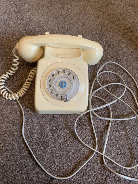 VINTAGE GPO BT 8746 G Rotary Dial Telephone Ivory / Cream - £25.00 ...