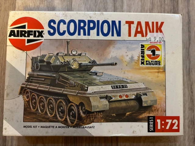 AIRFIX MODEL KIT Scorpion Tank Series 1 Vintage 1:72 Scale New Old ...