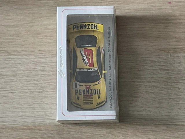 SPARK SJ163 NISSAN Skyline GT-R R34 1999 #1 Pennzoil JGTC GT500 1/43 ...