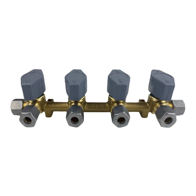 TRUMA CARAVAN/MOTORHOME 4 Way Gas Manifold Gas Tap 8mm Grey £0.99 ...