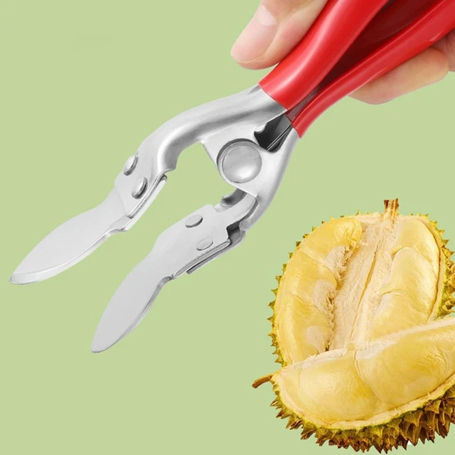 STAINLESS STEEL DURIAN Opening Pliers Restaurant Household Cooking ...
