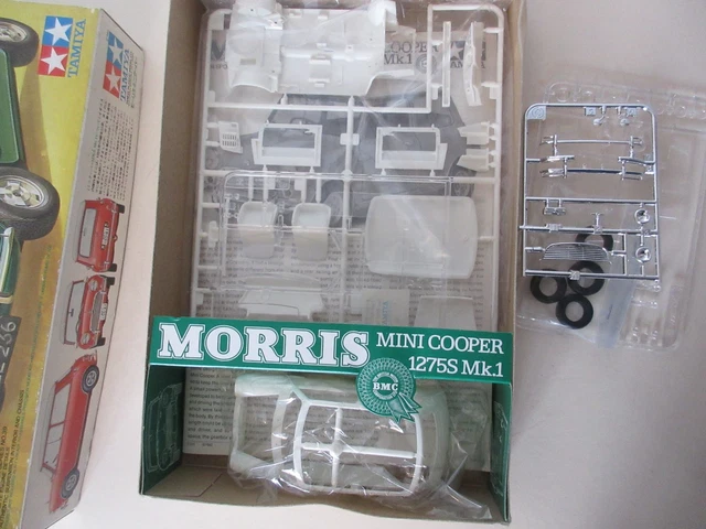 VINTAGE TAMIYA MORRIS Mini Cooper 1275s Mk.1 - 1:24 Unmade Model Kit £ ...