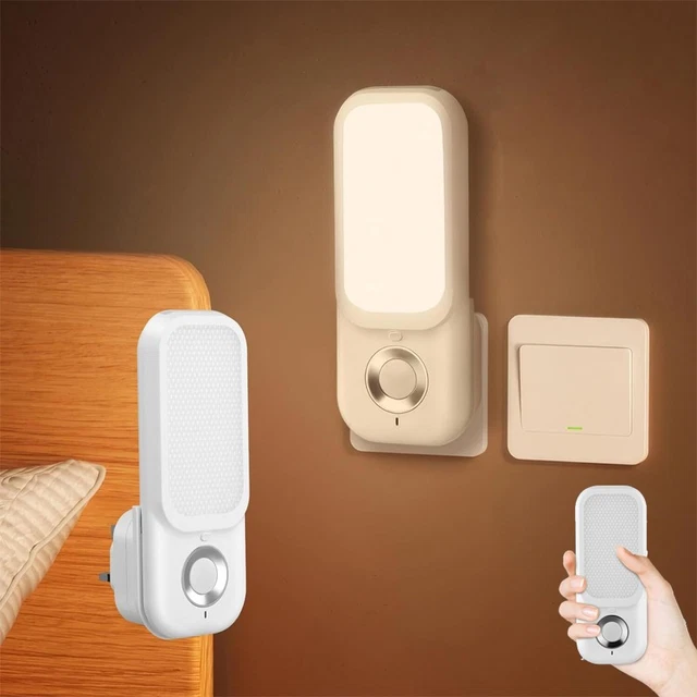 LED SAFETY NIGHT Light Motion Sensor Plug In Emergency Lamp ...