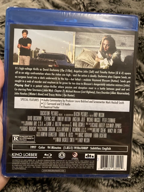PLAYING GOD (BLU-RAY, 1997) Angelina Jolie David Duchovny Timothy ...
