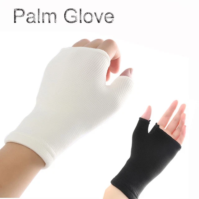 COMFORTABLE PROTECTED ELASTIC Hand Wrist Support Arthritis Sleeve Palm ...