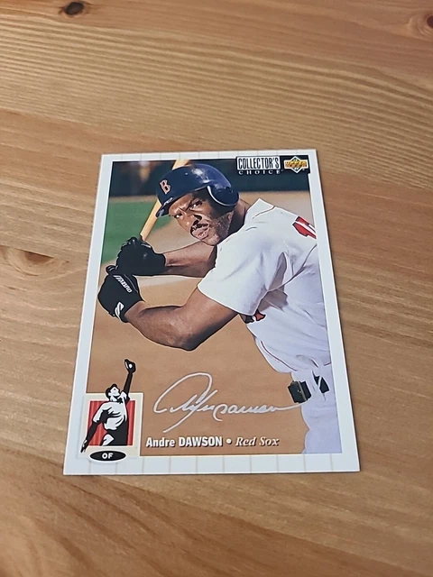 1994 COLLECTOR'S CHOICE argent signature Andre Dawson #412 Red Sox de ...