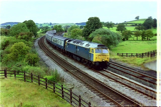 35MM RAILWAY COLOUR Negative Class 25 034 at Millerhill depot ...