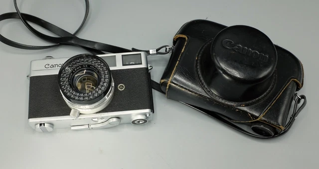 CANON CANONET 35MM Rangefinder Camera w 45mm f1.9 Lens EXC+++ £48.99 ...