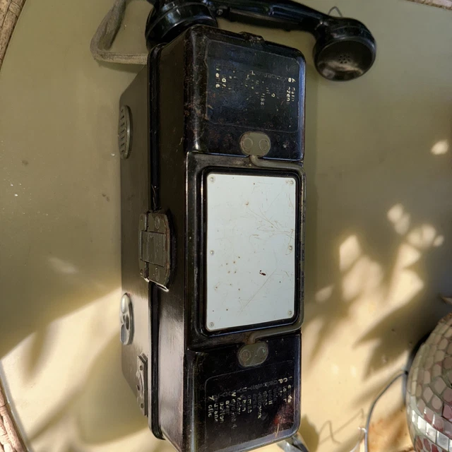 CZECH ARMY TP 25 Soviet Military Bakelite Field Telephone Serie A-63 £ ...