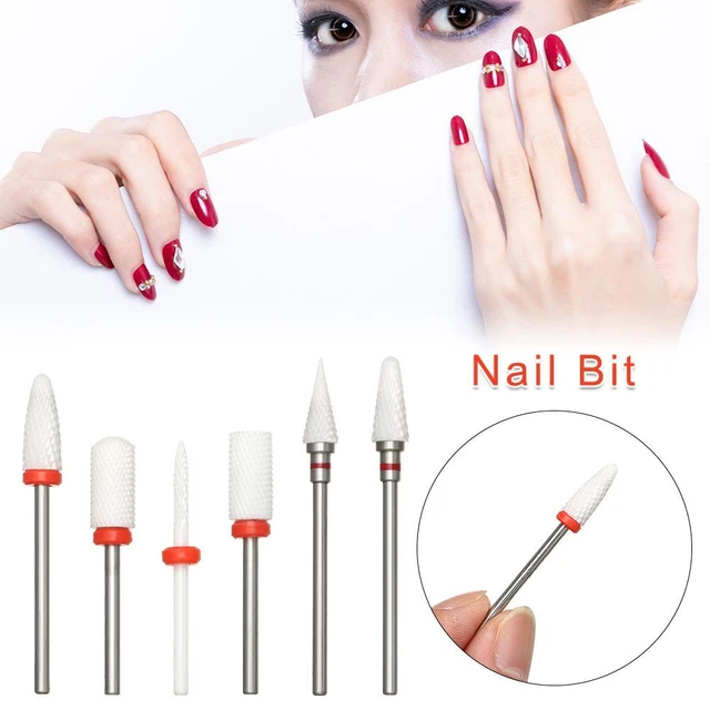 NAIL POLISH ROTATE Burr Nail Cutter Nail Drill Bits Milling Cutters ...