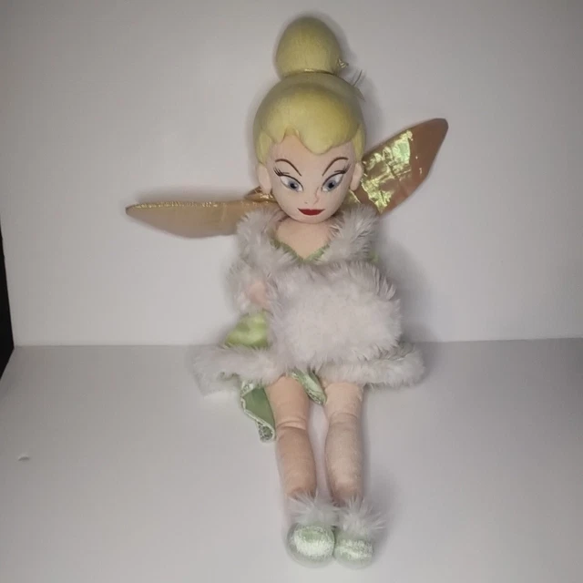 DISNEY STORE EXCLUSIVE Tinkerbell Christmas Character Soft Plush Toy ...