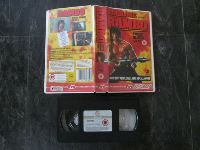 RAMBO FIRST BLOOD Part Ii Vhs Guild Vhs Video, Not Big Box Vhs, Ex ...