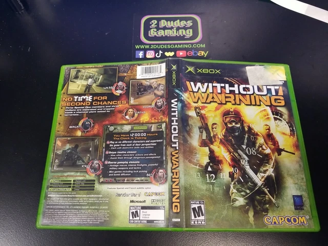 N5 WITHOUT WARNING (Microsoft Xbox, 2005) Capcom Game Complete w/Manual ...