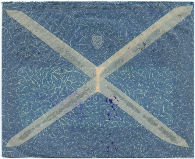 KATAPULT 1938 PERU Erstflug aus Lima Bern Schweiz Brief H 648 f ...