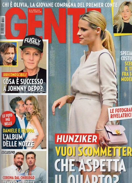 GENTE 2018 24 Michelle Hunziker,Tania Cagnotto,Johnny Depp,Anna ...