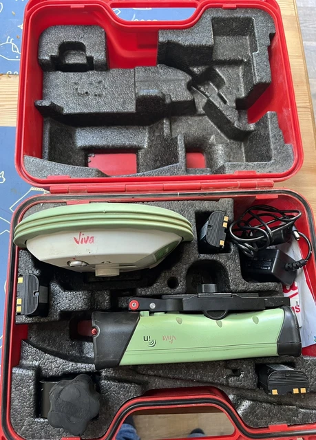 LEICA GS08+ NETROVER GNSS Receiver CS10 Field Controller Kit Used £720. ...
