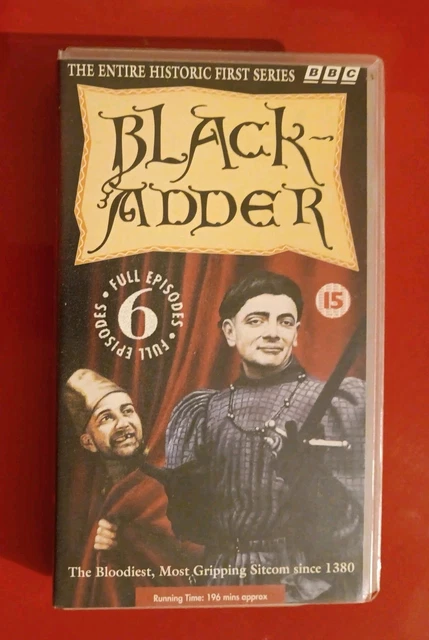 BLACKADDER THE ENTIRE Historic Firar Series VHS Rowan Atkinson Video ...