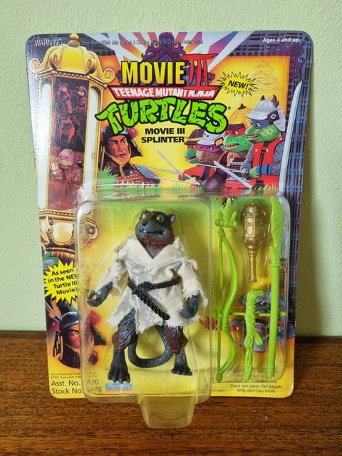 TMNT MOVIE 3 Samurai Splinter 1992 Tartarughe ninja mutanti adolescenti ...