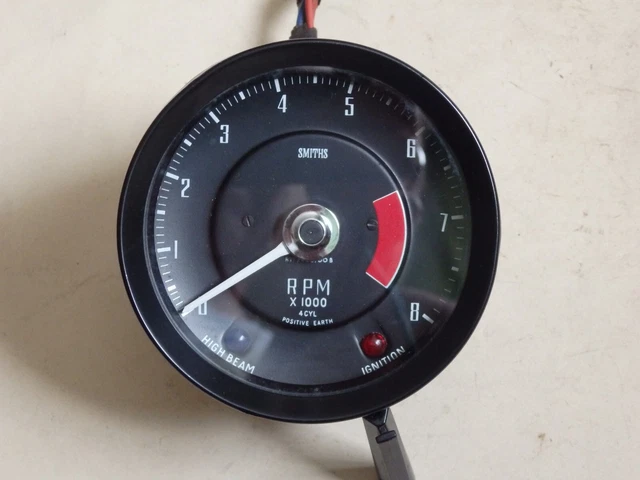 LOTUS FORD CORTINA Mk1 Twincam Rev Counter Gauge Elan Europa Tacho Rvi ...