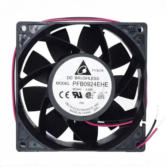 DELTA PFB0924EHE AXIAL fan DC24V 0.42A 92*92*38mm Inverter cooling fan ...