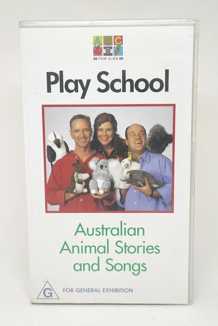 PLAY SCHOOL AUSTRALIAN ANIMAL STORIES AND SONGS, VHS, PAL, ABC $20.00 ...