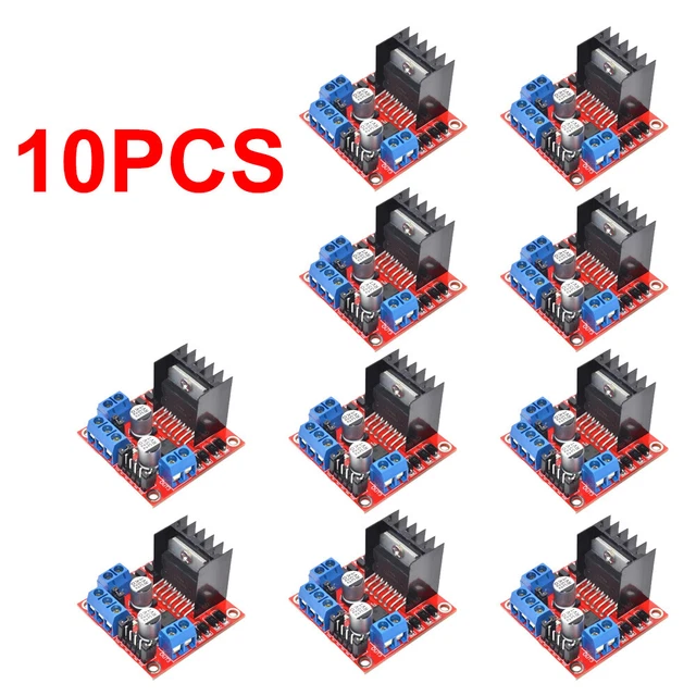 L298N DC MOTOR Driver Module Stepper Motor Smart Car High Power Motor ...