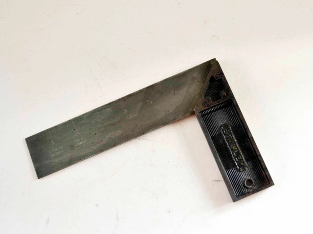 VINTAGE EMBOSSED Stanley All Metal Try Square 8" No 1 $23.95 - PicClick