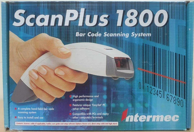 INTERMEC SCANPLUS 1800SR 036005701 Barcode Scanner Handheld Original ...