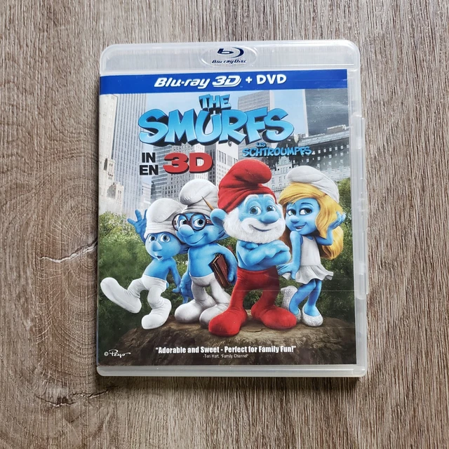 THE SMURFS (BLU-RAY/DVD, 2011, 2-Disc Set, Canadian 3D) Used $9.99 ...