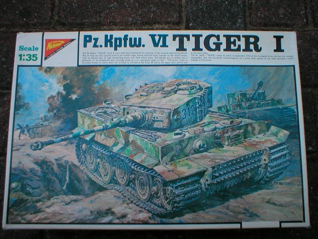 RC TANK (REMOTE Control) Nichimo Tiger 1 Late, 1/35 Scale Kit, NIB. £75 ...