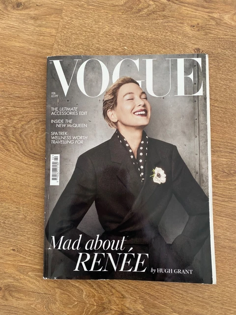 BRITISH VOGUE Magazine Renée Zellweger Bridget Jones Alexa Chung February 2025 £5.97 - PicClick UK