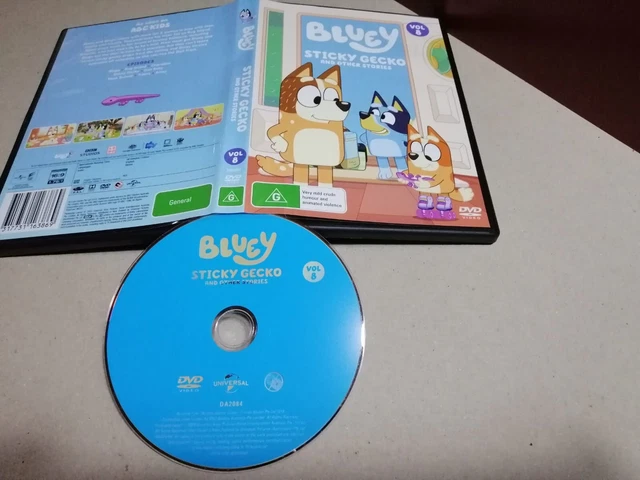 BLUEY VOL 8 - Sticky Gecko (8 Episodes) - BBC Studios Release - DVD ...