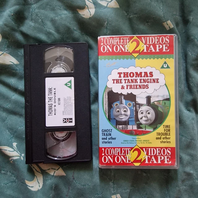 THOMAS THE TANK Engine & Friends Ghost Train & Time For Trouble Vhs ...