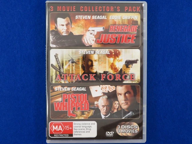 RENEGADE JUSTICE/ATTACK FORCE/PISTOL Whipped - DVD - Region 4 - Fast Postage !! $8.99 - PicClick AU
