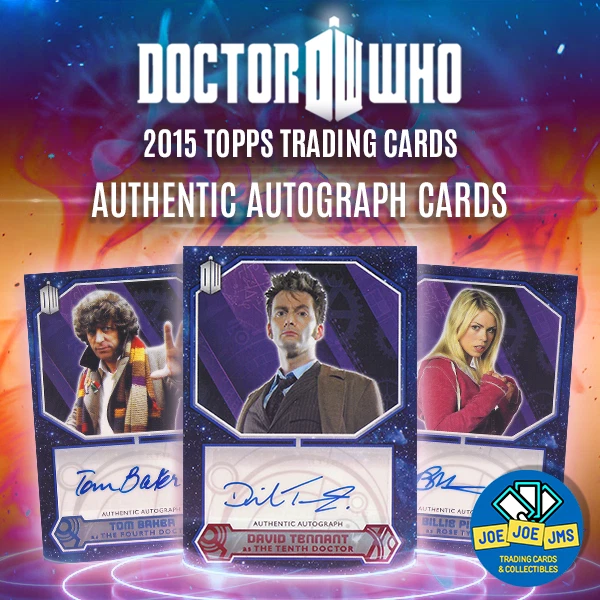 2015 TOPPS BBC Dr Doctor Who Autograph Cards - Blue #/50, Purple #/25 ...