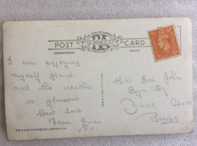 REAL PHOTO VINTAGE Postcard Pandy Square,Tonypandy Rhondda, The R.A Ltd ...