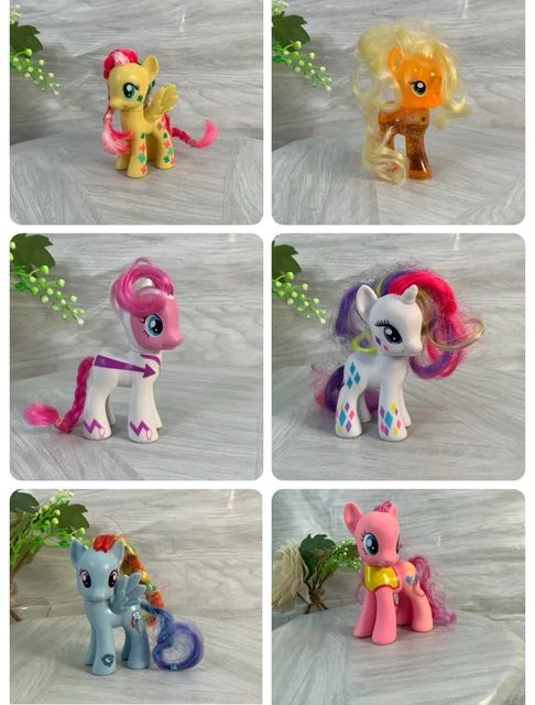 MY LITTLE PONY Fluttershy Applejack Pinkie Pie Rarity Friendship is Magic Bundle £18.90 ...