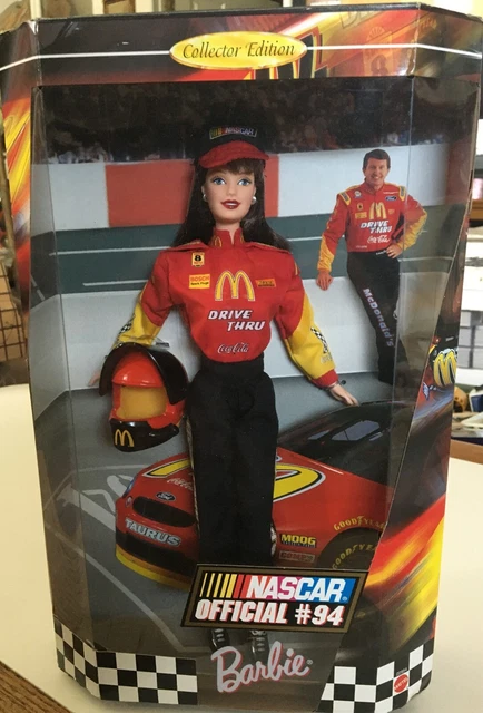 BARBIE TERESA RACECAR Nascar McDonalds 1999 Mattel USA 22954 Collector ...