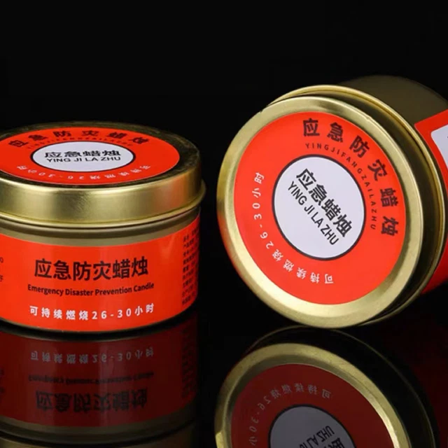 LONG BURNING CANDLES For Power Outages Outdoor Survival Candles ...