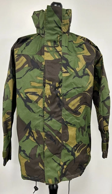 BRITISH MILITARY ISSUE Woodland DPM Camo MVP Waterproof Combat Jacket ...