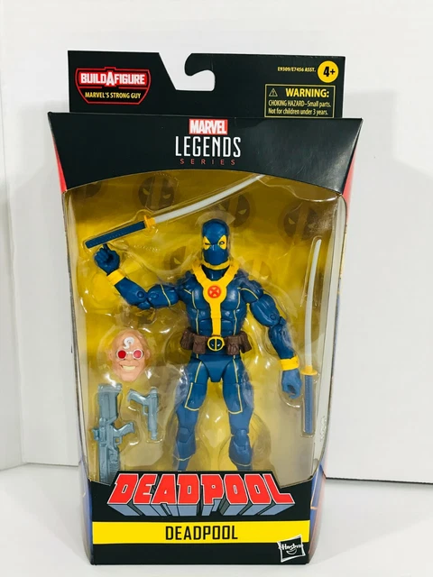 HASBRO MARVEL LEGENDS Deadpool Blue Suit Action Figure Strong Guy BAF ...
